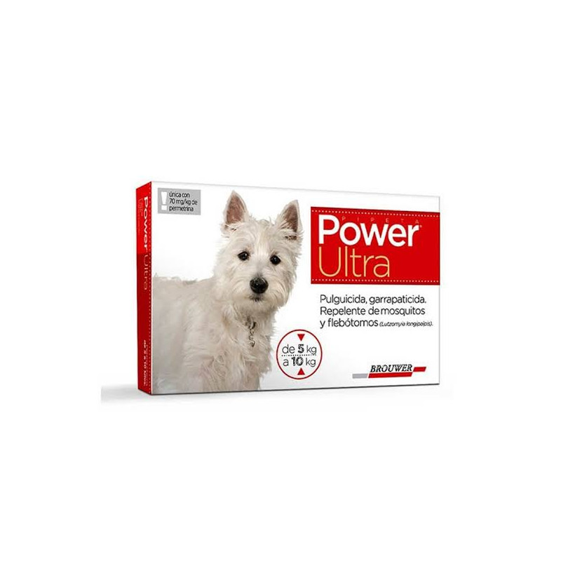 POWER ULTRA Pipeta para perros de 5 a 10 KG