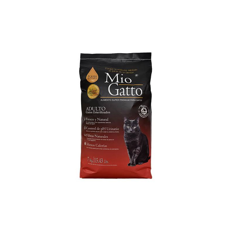 MIO GATTO Adultos Esterilizados 7 Kg